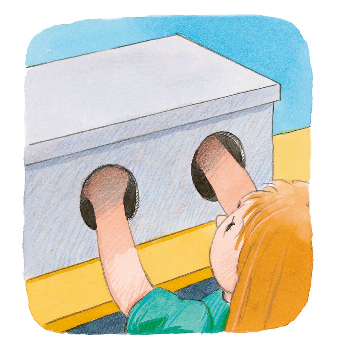 Du kan prøve at bygge en føle-kasse