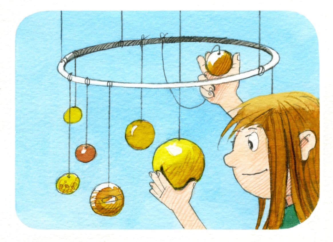 Byg en model af solsystemet