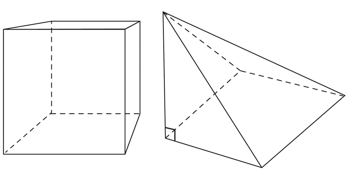 2.1 Rumfang af terning og pyramide