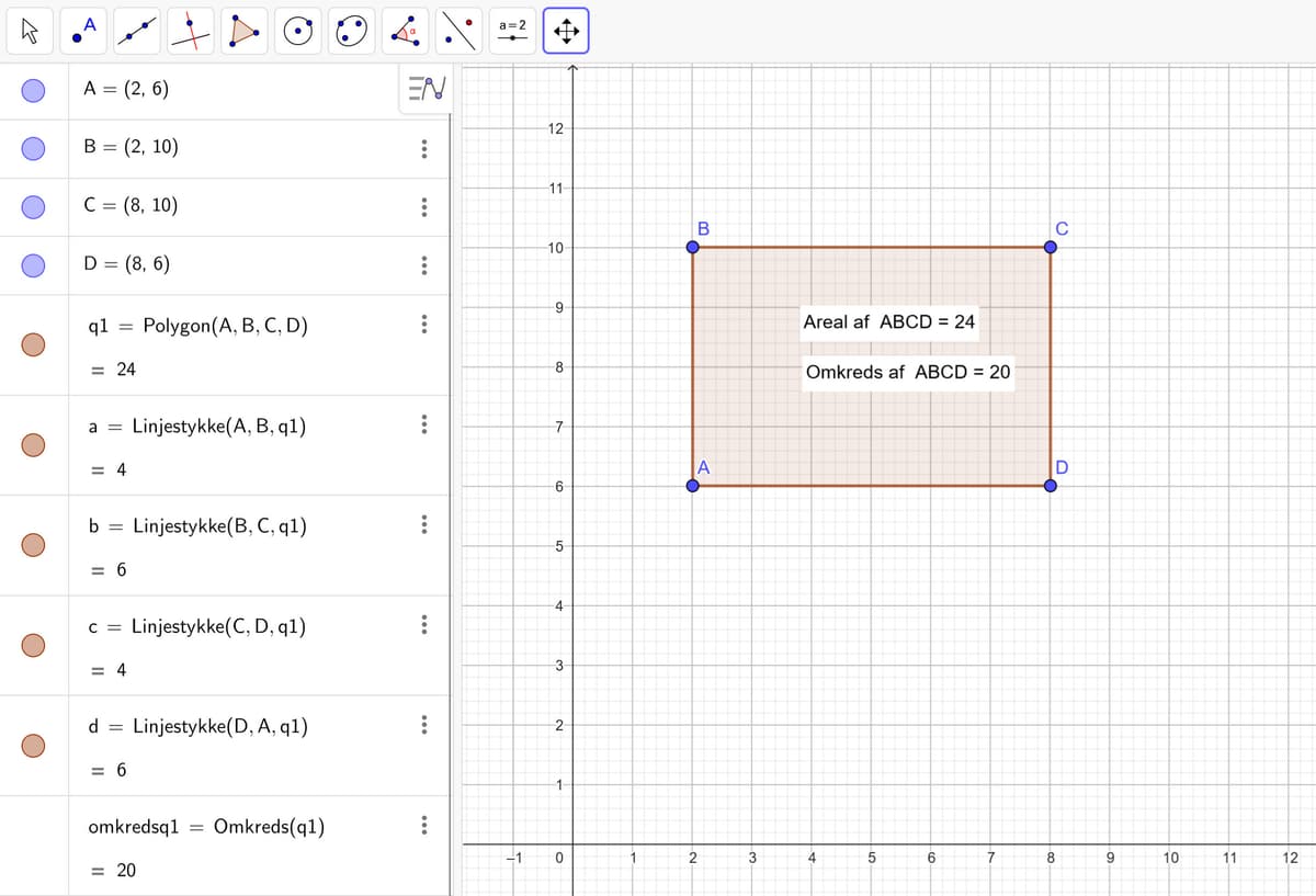 7 Figurer i GeoGebra